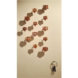 Locked vulnerabilities, Semi Circle of 12 hanging locks with a bunch of ...